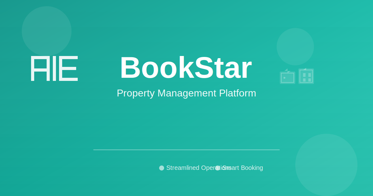 BookStar - Property Management for Hotels & Short-Term Rentals